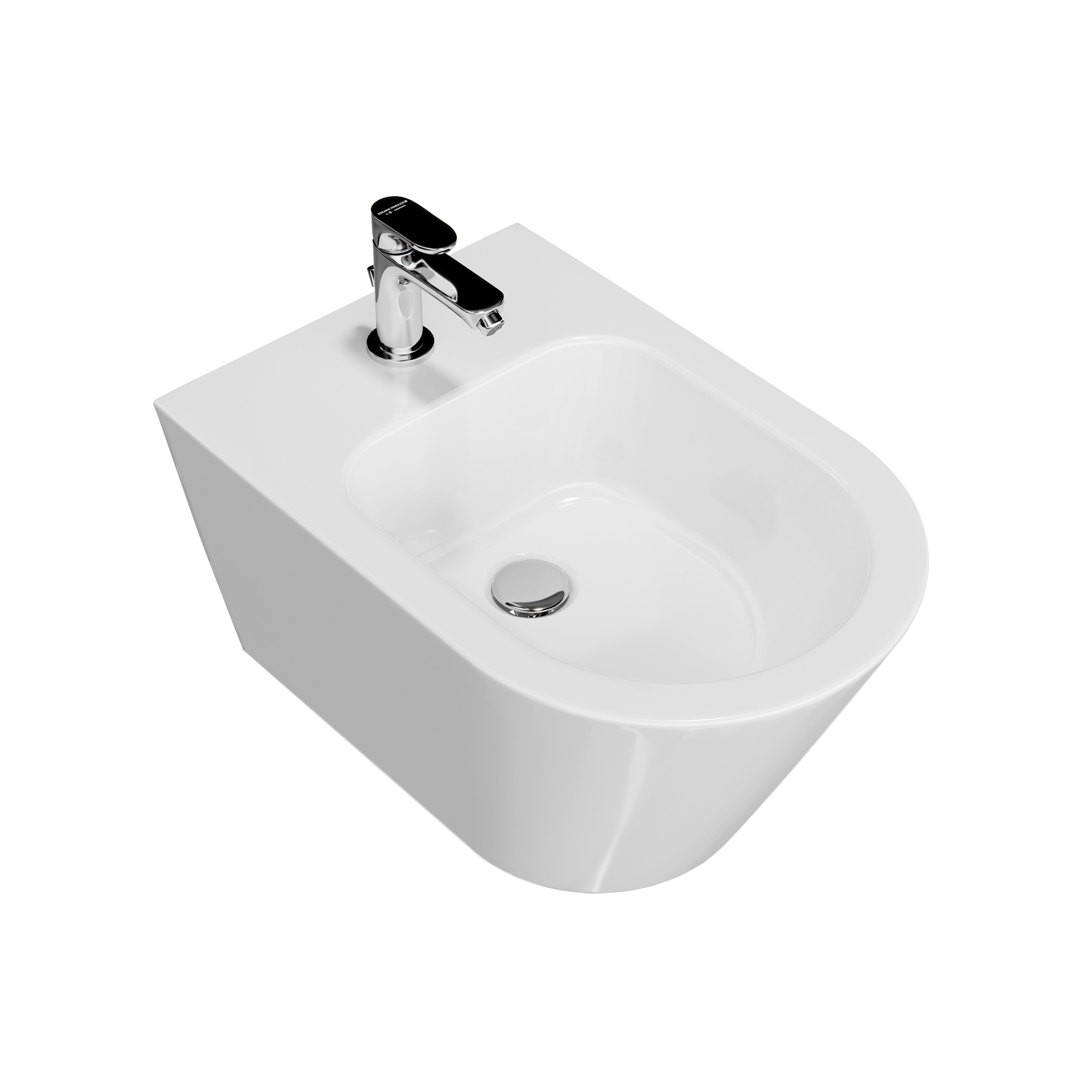 PLM.bidet.02 Биде PLAZA Modern подвесной, белый глянцевый приобрести по ...